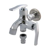 China Modern Double Outlet Down Kitchen Mixer Sink Faucets ForWashing Machine Basin for sale