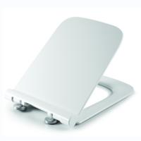 China Modern Polypropylene Soft Closing Square Shape Toilet Seat Cover with Quick Release for sale