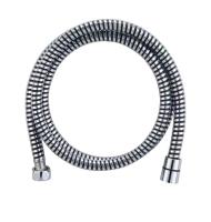 China Silver Black Ultra-Flexible PVC Shower Hose with Custom Length and Brass Inserts for sale