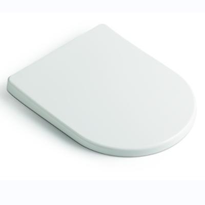 China Ultra Slim U-shaped Toilet Seat Cover with Soft Close, Quick Release, and Stainless Steel Hinge for Modern Bathrooms for sale