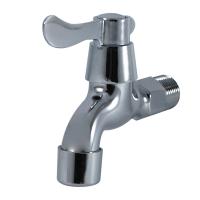 China Polished Zinc Single Handle Bathroom Mixer Faucet with Ceramic Cartridge and Wall Mounted Installation for sale