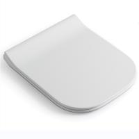 China Sustainable Soft Close Square Shape Toilet Seat Cover for Modern Bathrooms for sale