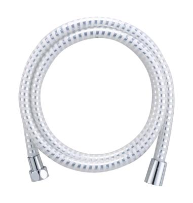 China High Pressure PVC Shower Hose with Modern Design and Silver Wire Braid for Bathroom for sale