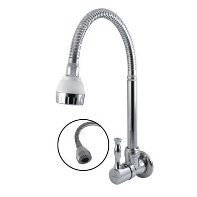 China Single Handle Brass Body Cold Water Kitchen Faucet for OEM Market Deck Mounted Sink Tap for sale