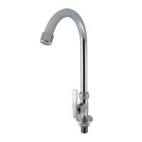 China Brushed Surface Zinc Alloy Single Handle Kitchen Mixer Tap Sink Faucet for sale