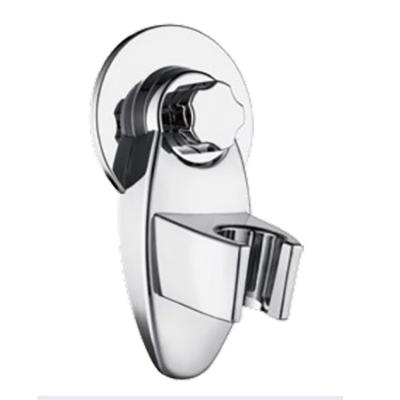 China Wall Mounted Shower Hose Bracket with No Drilling Installation ABS+PVC Material and Chrome Surface Finishing for sale