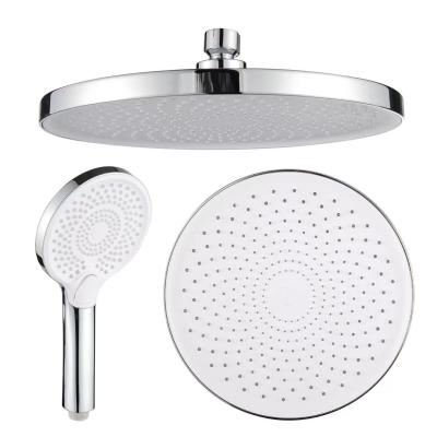 China Ultra-Thin Round Zinc Alloy Shower Head With Test Model Spout Material Wall Mounted for sale