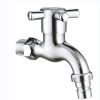China Wall-Mounted ABS Health Faucet with Chrome Surface Finishing Single Handle and Ceramic Cartridge for Hotel Bathroom for sale