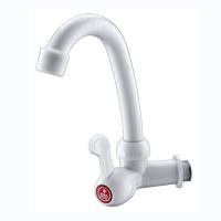 China Wall Mounted Single Handle Kitchen Faucet with Durable ABS Material for Modern Bathrooms for sale
