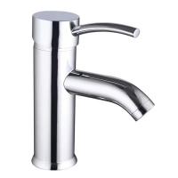 China Modern Lavatory Sink Faucet with Earthenware Cartridge Single Handle Design and Chrome Plated Finish for sale