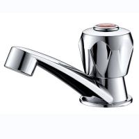 China ABS Plastic Wall Mounted Chrome Surface Faucet Tap for Office Building for sale