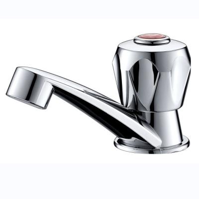 China ABS Plastic Wall Mounted Chrome Surface Faucet Tap for Office Building for sale