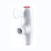 China ABS Material Single Handle Wall-Mounted Water Faucet Bathroom Faucet with Diverter for sale