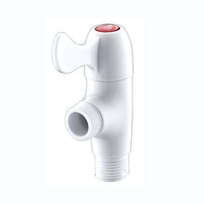 China ABS Material Single Handle Wall-Mounted Water Faucet Bathroom Faucet with Diverter for sale