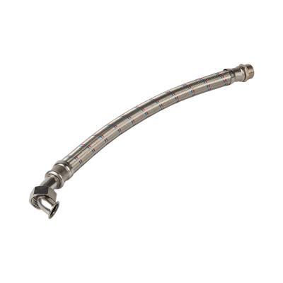China STAINLESS STEEL BRAIDED HOSE HIGH-PRESSURE HEXAGONAL CONNECTOR FLEXIBLE PIPE HOSE for sale