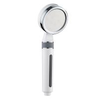 China New type of hot bath shower head with powerful pressure, hand-held shower with negative ion filter, spray hotel spa shower head for sale