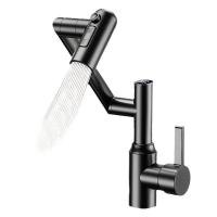 China Modern 304 stainless steel single-hole installation kitchen and bathroom faucet, cold and hot dual-purpose ceramic basin faucet, electric faucet for sale