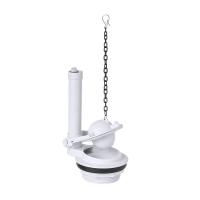China 3-inch manual single-push flush valve for water-saving in bathrooms, made of ABS plastic, suitable for use in bathrooms for sale