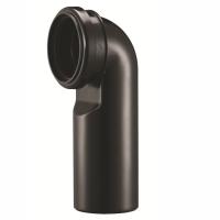 China Black Plastic Belt Rubber Toilet Water Tank Discharge Elbow Pipe Sealing Drainage Pipe for sale