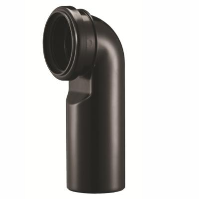 China Black Plastic Belt Rubber Toilet Water Tank Discharge Elbow Pipe Sealing Drainage Pipe for sale