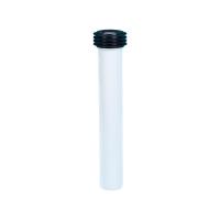 China PP 300mm Toilet Pan Connector With Rubber Seal Ring For Concealed Water Tank Inlet Pipe for sale