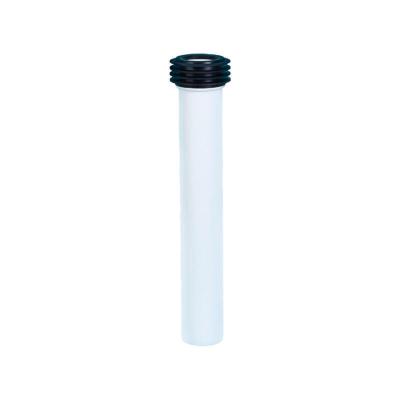 China PP 300mm Toilet Pan Connector With Rubber Seal Ring For Concealed Water Tank Inlet Pipe for sale
