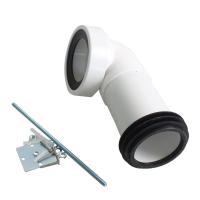China Modern 90-Degree Bend P-Type Steam Trap Sewage Polyvinyl Chloride Pipe HP Bathroom Toilet Drainage WC Pan Connector for sale