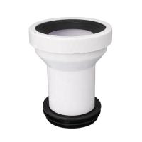 China Modern WC Disc Connector For Vertical Bathroom Waste Pipe Fittings, Suitable For Bathroom PP, With Rubber Gasket, Suitable For 4-Inch Outlet for sale