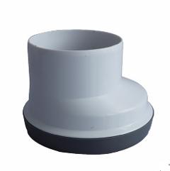 China Simple Toilet PVC Displacement Pipe For Sewage Discharge 2.5CM/5CM Displacement Pipe Conversion Tube for sale