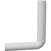 China Bathroom Toilet Faucet Connection Fittings L-Shaped Flushing And Draining Pipe PP Plastic Pipe for sale