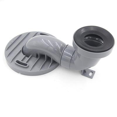 China Bathroom Toilet Connection Drain Pipe Plastic Pipe Shifter Polyvinyl Chloride Offset Plate Connection Pipe for sale