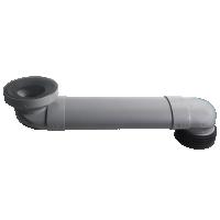 China The Outermost Pipe Of The Toilet Toilet Bowl Connector Universal Adapter Connection Pipe Plastic Polyvinyl Chloride Pipe Adjustable Length for sale
