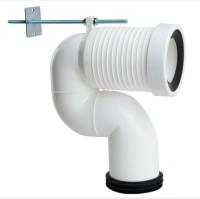 China General Enhanced Floor-Standing Drainage Polyvinyl Chloride / Polypropylene Material Toilet Elbow With Question Mark Drain Pipe for sale