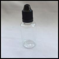 China 30ml Vape Juice Bottles PET Dropper Bottles Childproof Plastic Bottles for sale