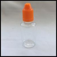 China 30ml Vape Juice Bottles PET Dropper Bottles Childproof Plastic Bottles for sale