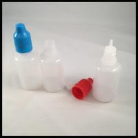 China Liquid Medicine 30ml Eye Dropper Bottles , Plastic Dropper Bottles Child Proof Caps for sale