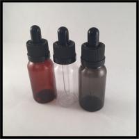 China Essentila Oil Clear Plastic Pipette Bottles Screen Printing Label Food Grade Durable for sale