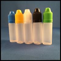China Clear Plastic Empty Eye Dropper Bottles , 10ml - 120ml Plastic Dropper Bottle for sale
