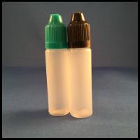 China Long Vape Juice Unicorn Dropper Bottles 15ml PE Materials Logo Printing for sale