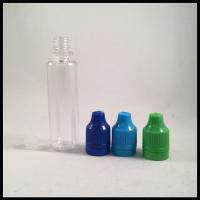 China Pharmaceutical Medicine Dropper Bottle , PET Transparent 25ml Plastic Dropper Bottles for sale