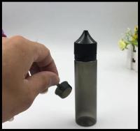 China Black / Amber / Transparent 60ml Unicorn Bottle Round Shape Logo Printing for sale