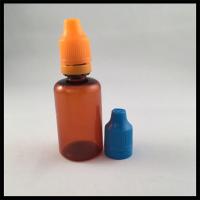 China Vapor Juice Plastic Dropper Empty Bottles 30ml PET Dropper Bottles for sale