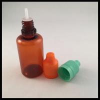 China Vapor Juice Plastic Dropper Empty Bottles 30ml PET Dropper Bottles for sale