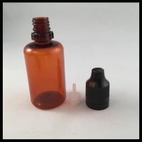 China Vapor Juice Plastic Dropper Empty Bottles 30ml PET Dropper Bottles for sale