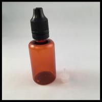 China Vapor Juice Plastic Dropper Empty Bottles 30ml PET Dropper Bottles for sale