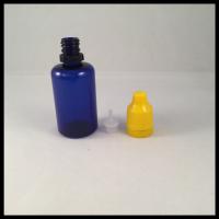 China Blue 30ml Plastic Bottles PET Dropper Bottles E Cig Liquid Bottles for sale