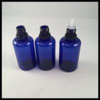 China Blue 30ml Plastic Bottles PET Dropper Bottles E Cig Liquid Bottles for sale