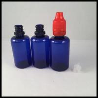 China Blue 30ml Plastic Bottles PET Dropper Bottles E Cig Liquid Bottles for sale