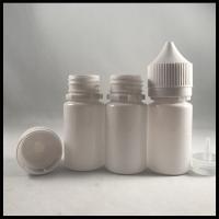 China Milk White 30ml Unicorn Bottle Non - Toxic For Electronic Cigarette Liquid for sale