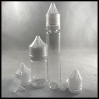 China 30ml Clear Plastic Dropper Bottles , Pharmaceutical 30ml Pet Plastic Bottles for sale